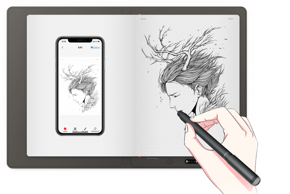 XP-Pen Note Plus สมุดโน้ตอัจฉริยะ - เมาส์ปากกา XPPen
