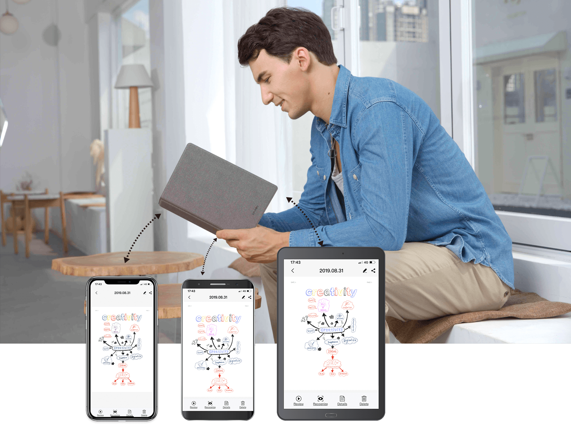 XP-Pen Note Plus สมุดโน้ตอัจฉริยะ - เมาส์ปากกา XPPen